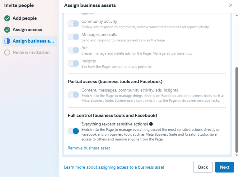 How to Share Admin Access in Meta Business Suite - Support